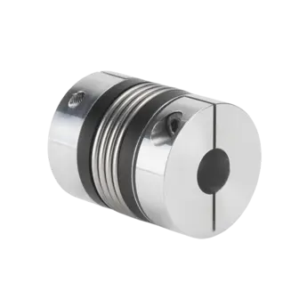 Metal bellows couplings with clamping hub | Kistler